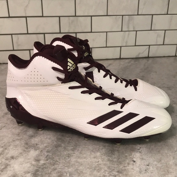 adidas | Shoes | Adidas Adizero Football Cleats Mens 25 White And ...